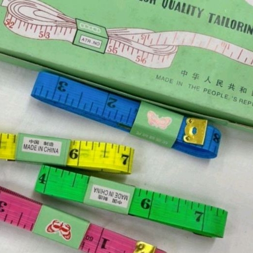 Colorful Body Measuring Ruler Inch Sewing Tailor Tape Measure1.5M ...