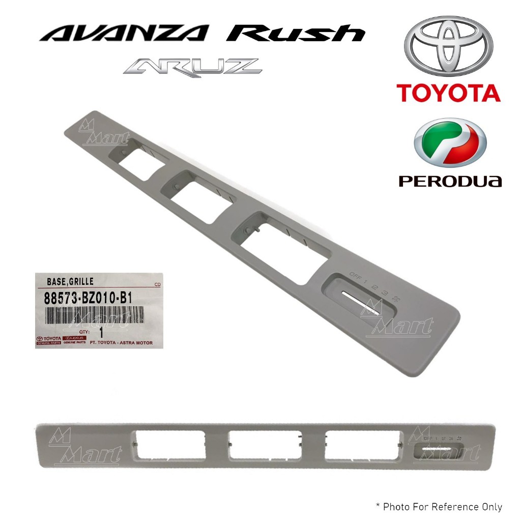 Toyota Avanza Rush Perodua Aruz (Rear - Grey) Air Cond Louver Base Only ...