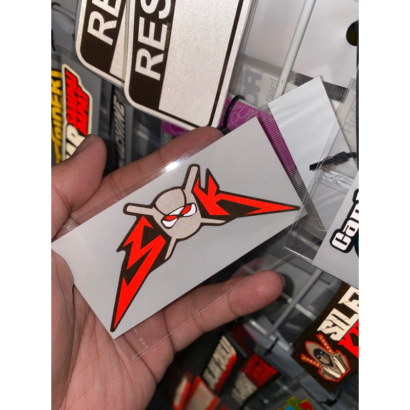 Sticker pantulan cahaya silent killer / silent killer logo | Shopee ...
