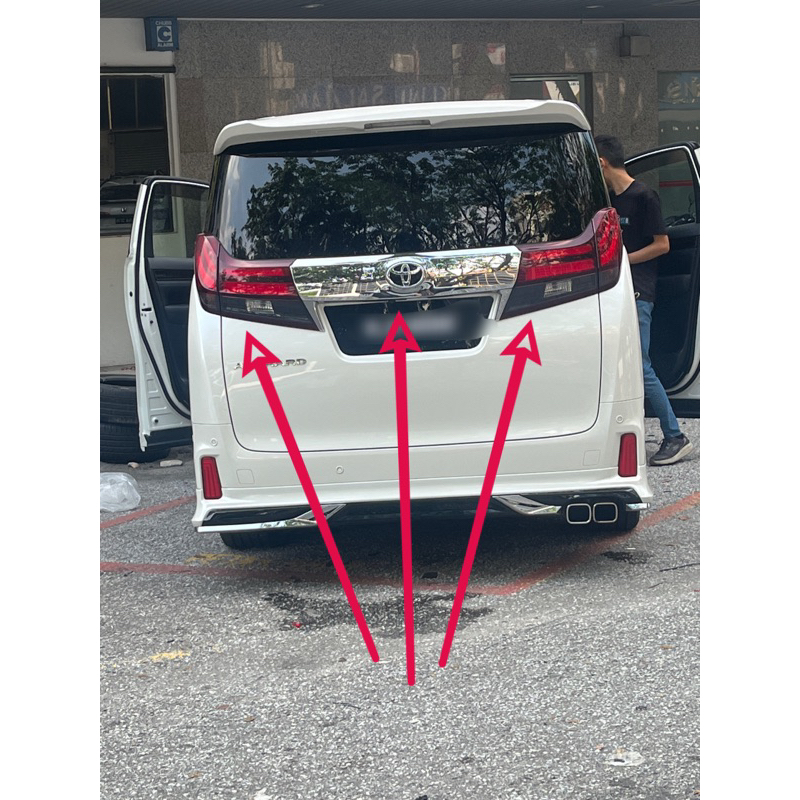 toyota alphard 2015-2017 rear lamp FULL SET | Shopee Malaysia