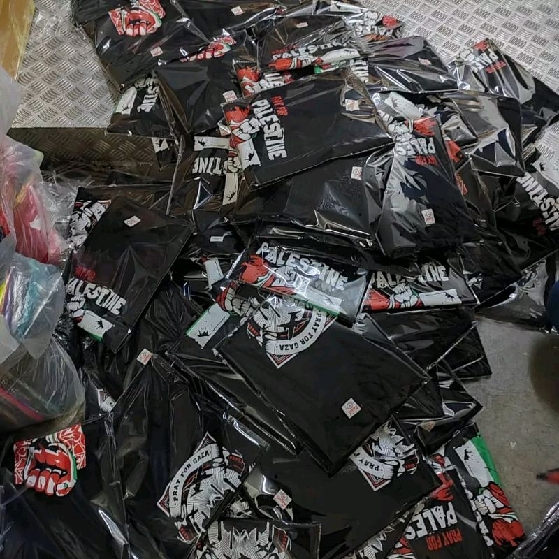 T-SHIRT GAZA PALESTIN SAVE GAZA PRAY FOR PALESTINE HARGA BORONG ...