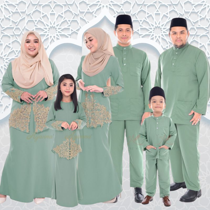 SEDONDON FAMILY DUSTYGREEN DANIELA / SEDONDON FAMILY SAGEGREEN / BAJU ...