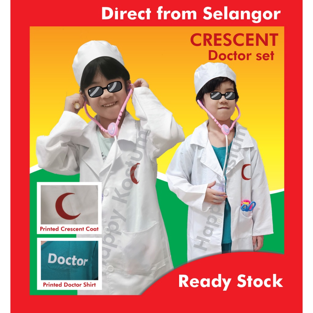 💥Ready Stock Doctor Costume Kids Baju Doktor kanak-kanak Malaysia ...
