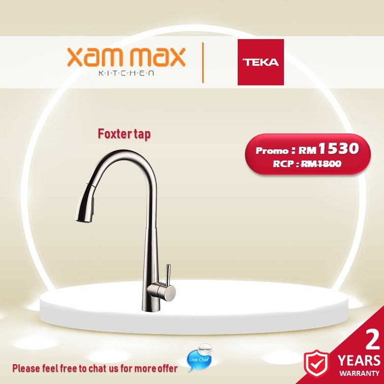 Teka - Foxter - Hot And Cold Water Pull Out Spout Kitchen Sink Mixer ...
