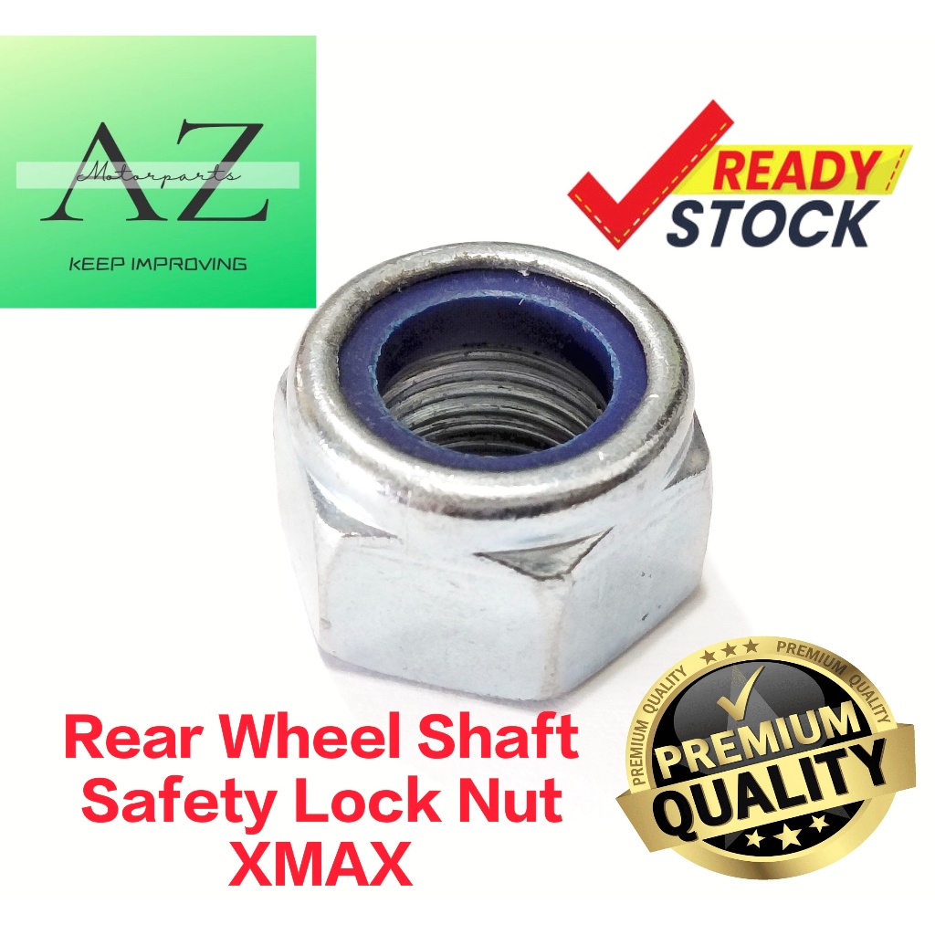 YAMAHA XMAX/XMAX250 REAR WHEEL SHAFT SAFETY LOCK NUT | Shopee Malaysia