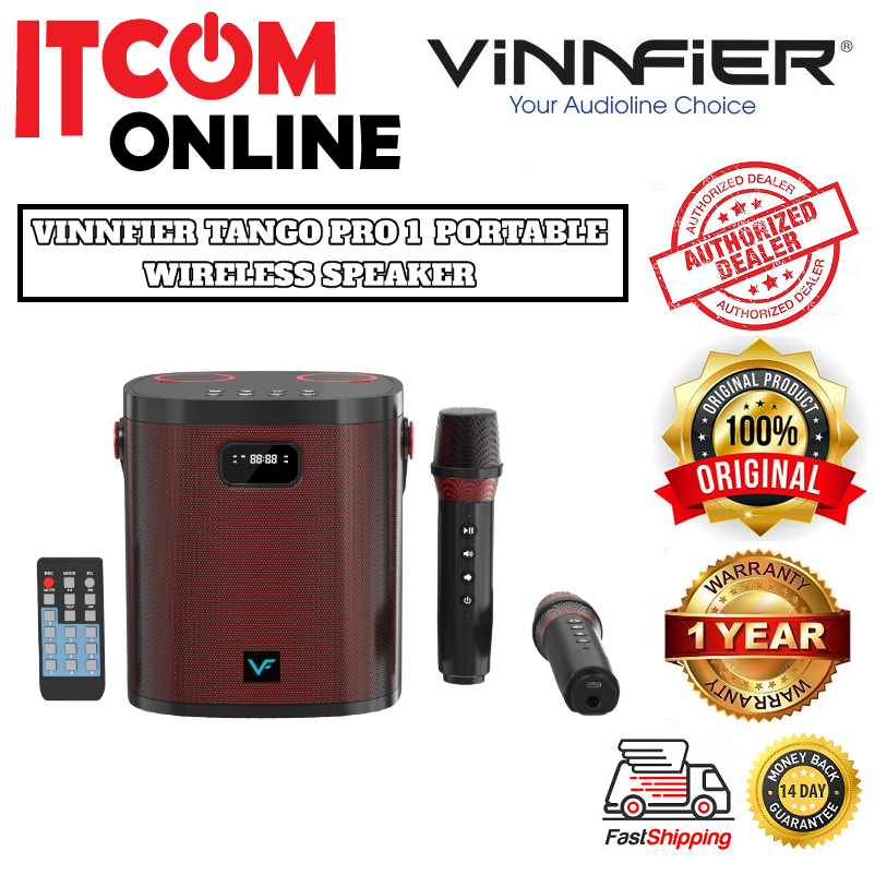 VINNFIER TANGO PRO 1 PORTABLE BLUETOOTH WIRELESS SPEAKER (WIRELESS MIC) | Shopee Malaysia