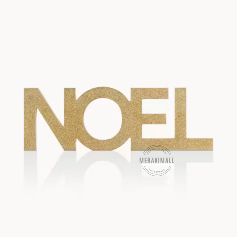 Gold Glitter Noel Letter Sign Christmas Decoration | Decorative Word ...