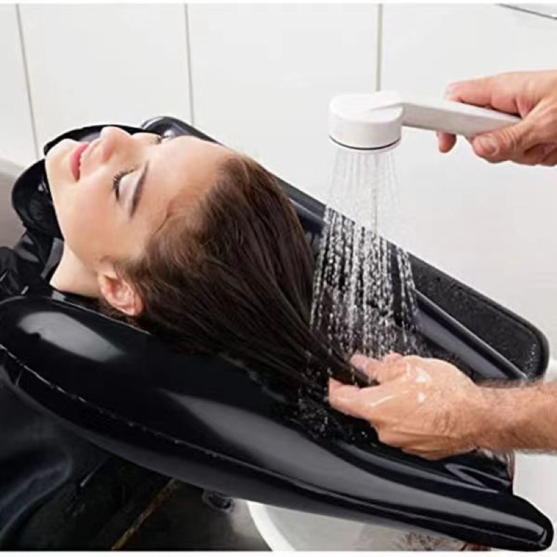 PVC Inflatable Shampoo Basins Sink Hair At Home Folding Hairdressing ...
