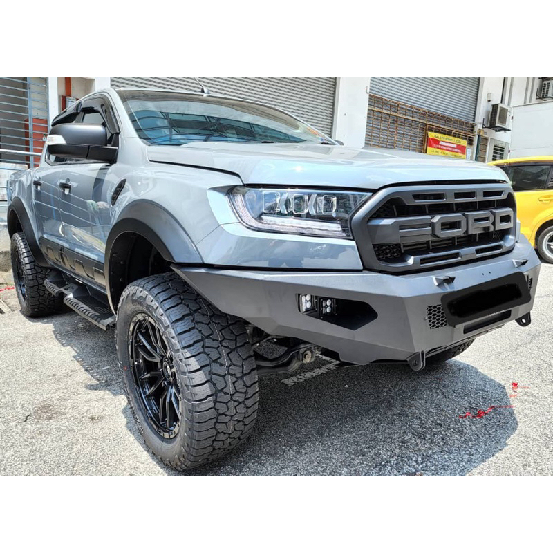 Ford ranger T7 T8 Raptor FORCE 4WD RAD front aluminium bumper bull ...