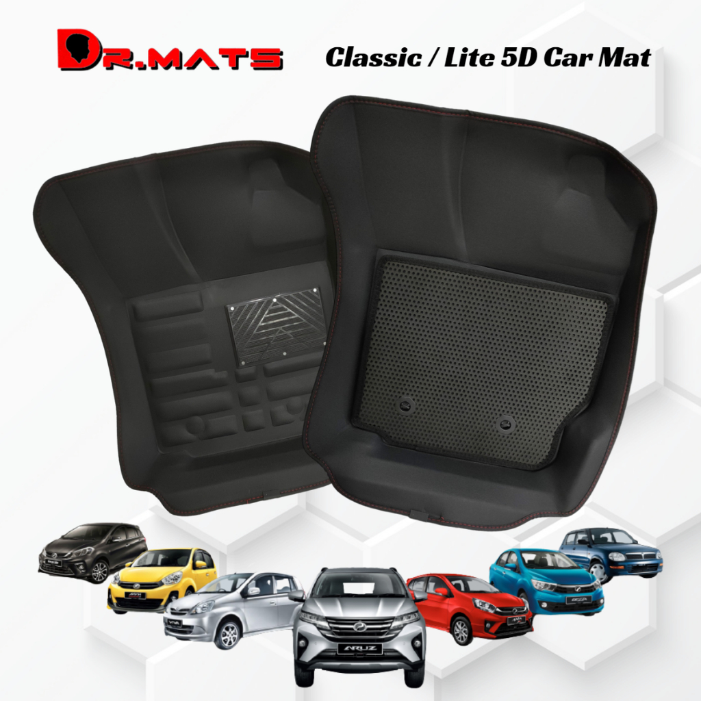 DR.MATS 5D Carpet Perodua ATIVA MYVI BEZZA ALZA ARUZ AXIA KELISA VIVA 1 ...