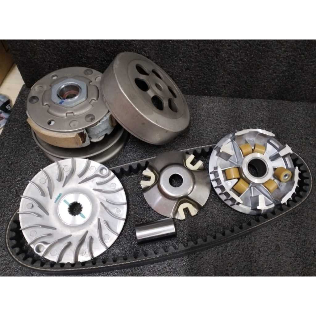 YAMAHA EGO-S FI EGOSFI FORNT+REAR PULLEY SET+V BELT COMBO ( BRAND ...