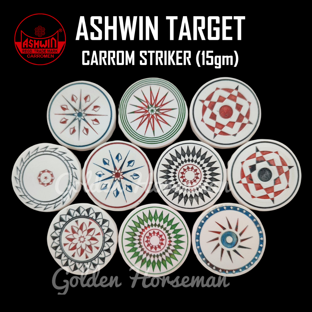 🔥🆂🅰🅻🅴🔥 ASHWIN TARGET Carrom Striker (15g) Karom | Shopee Malaysia