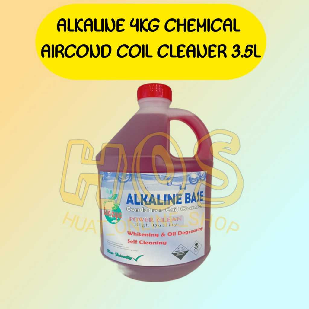 ALKALINE 4KG CHEMICAL AIRCOND COIL CLEANER 3.5L | Shopee Malaysia