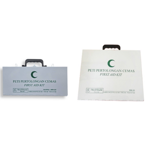 MediShield First Aid Box -MMM229 / MML 239 (Steel) [Empty] | Shopee ...