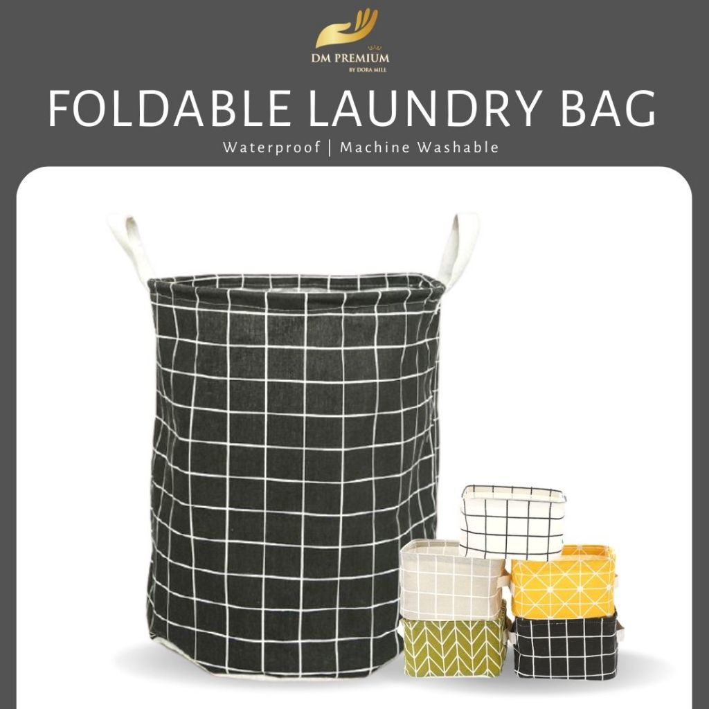 Foldable Laundry Basket Laundry Bag Storage Bag Waterproof Storage Box ...