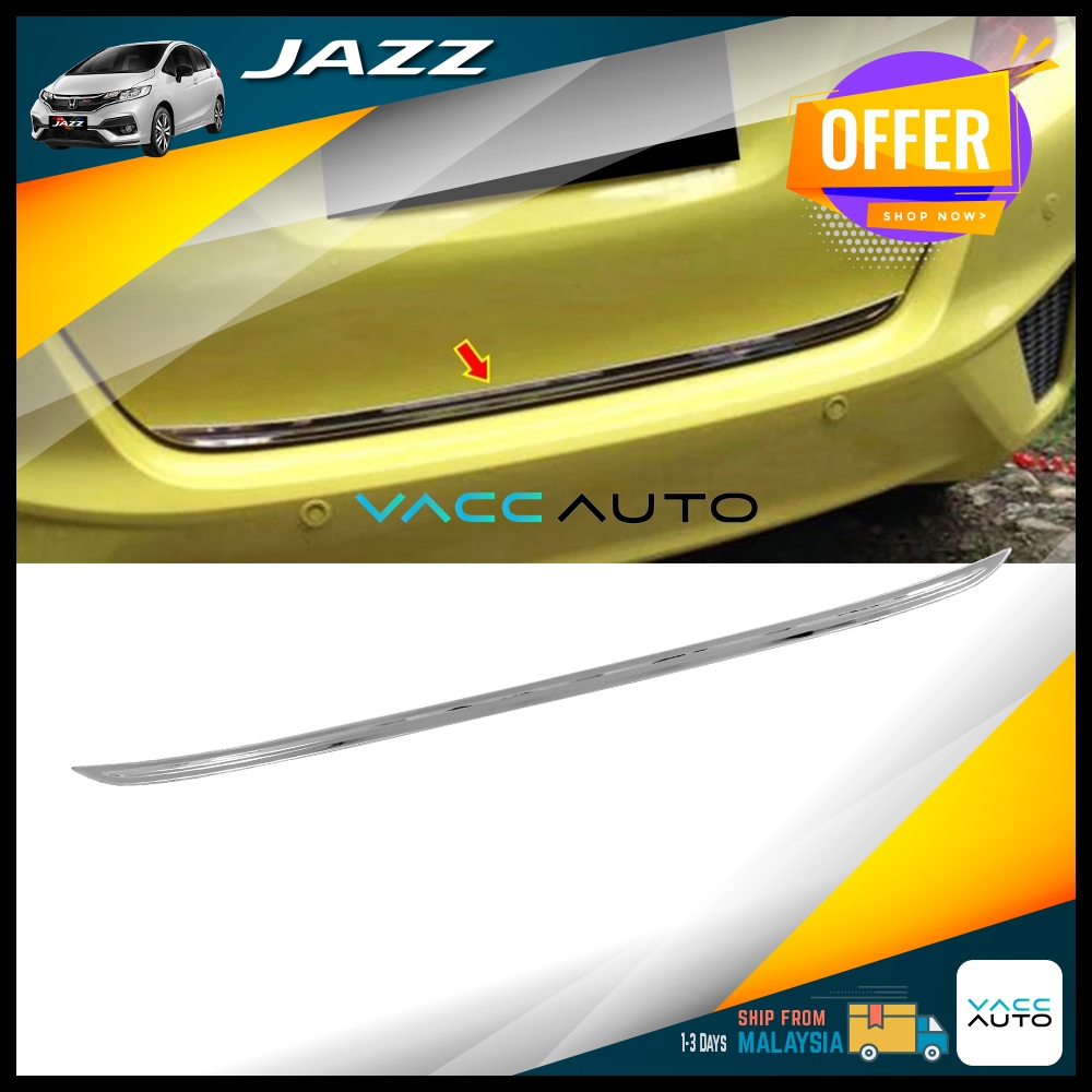 Honda Jazz Fit GK GK5 T5A 3rd Rear Bonnet Chrome Lining 2014 - 2025 ...