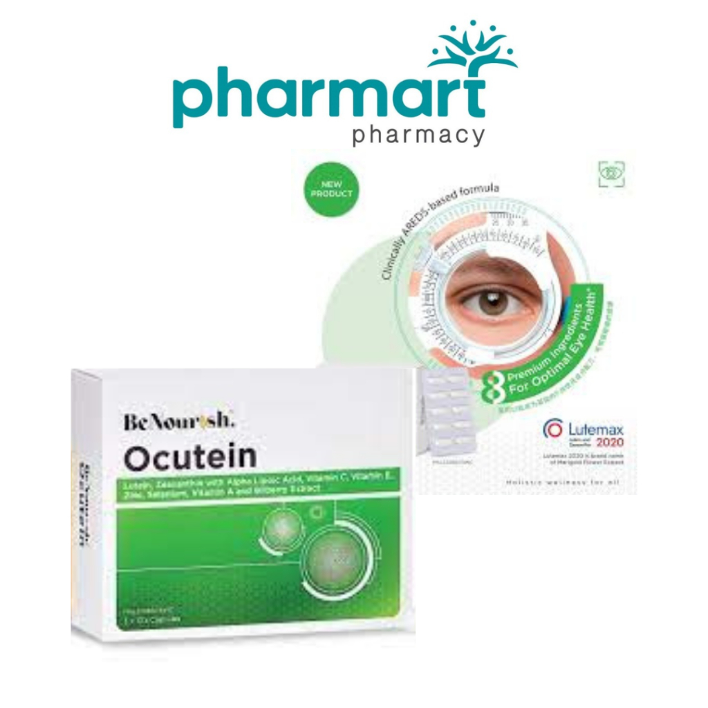 BeNourish Ocutein for Eye Health with Lutein Zeaxanthin Improve Vision ...