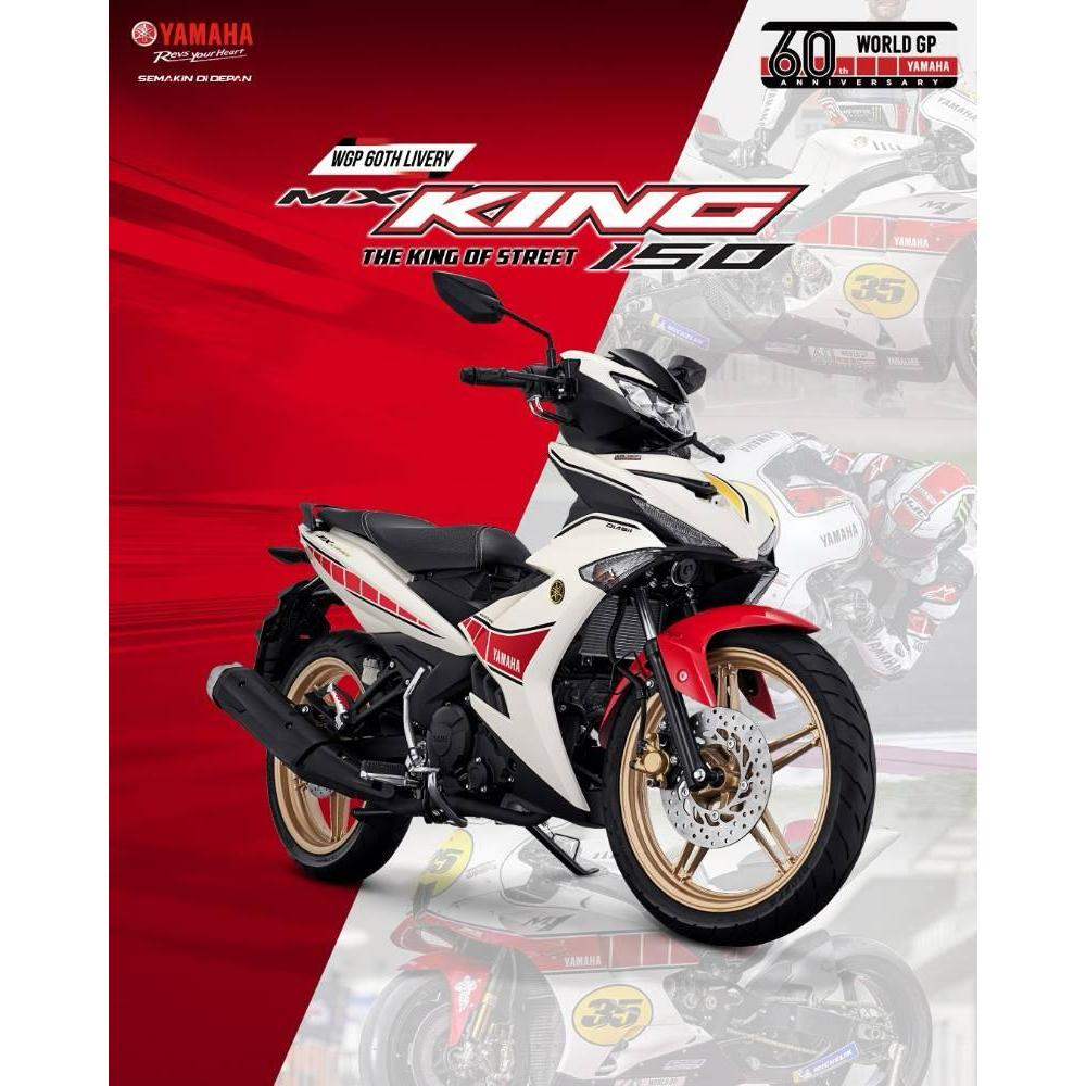 Y16 V1 V2 COVERSET Y16ZR MX KING DOCTOR VELOZI WORLD GP WHITE RED 60TH ...