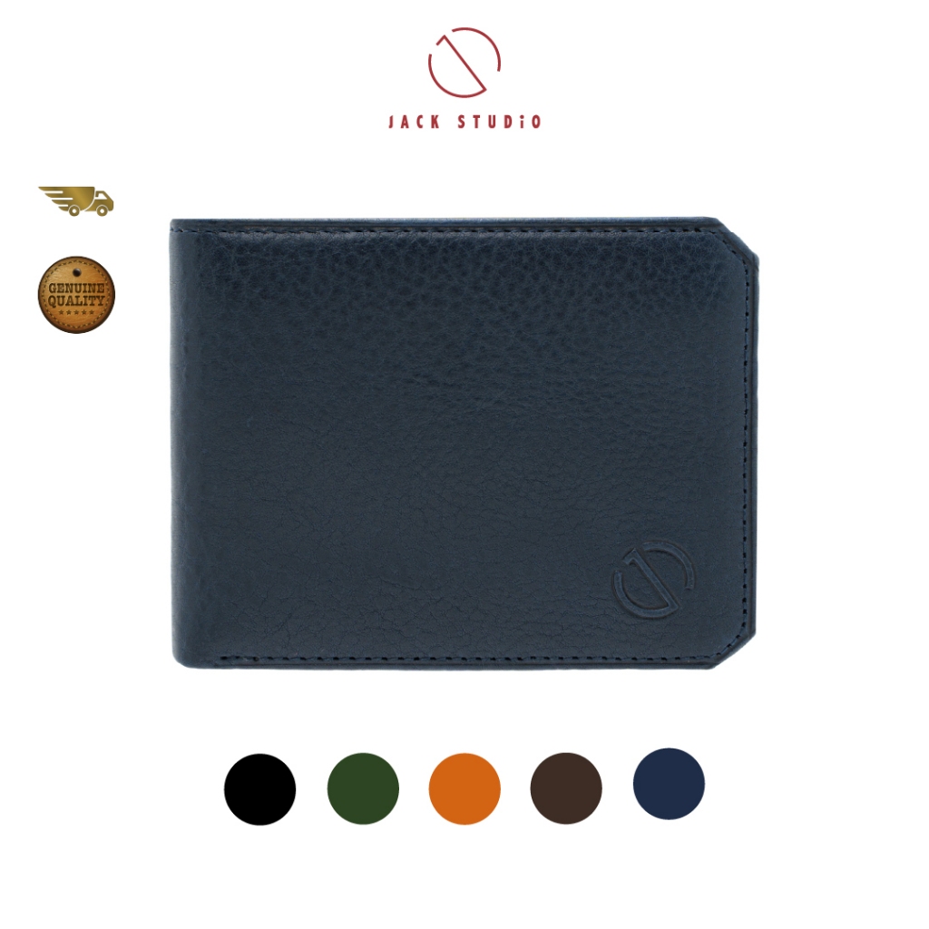 Jack Studio Vegetable Tanned Cow Leather RFID protection Bifold Men’s ...