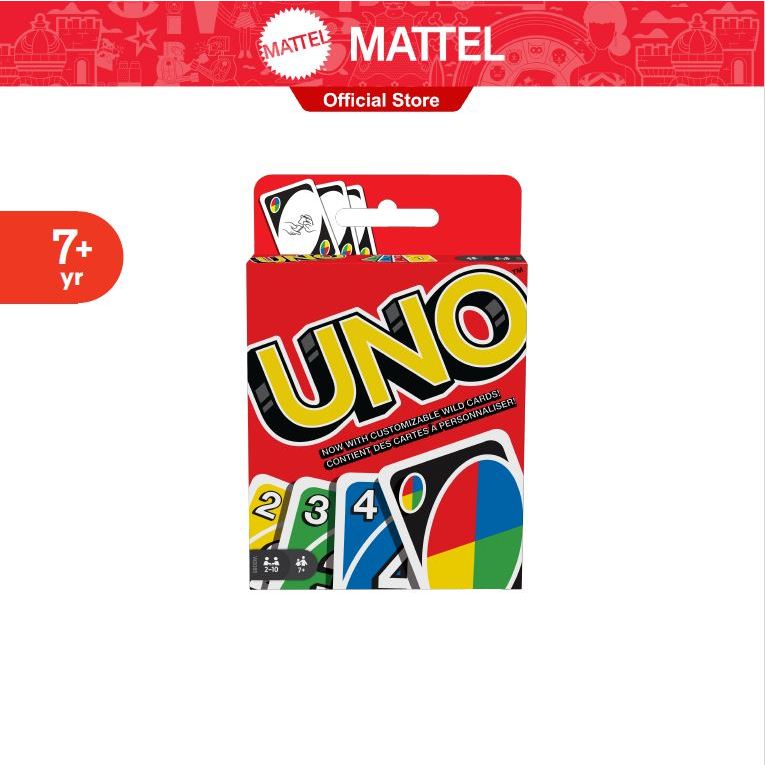 UNO Color & Number Matching Card Game for 2 to 10 Players W2085 ...