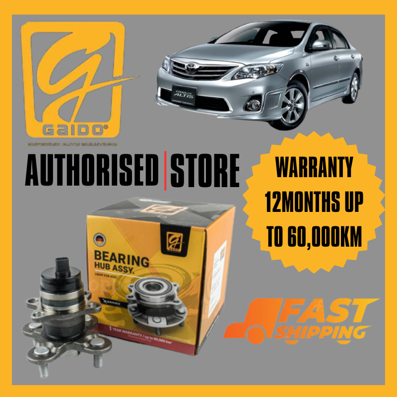 Gaido X-Series Rear Wheel Bearing Hub - Toyota Altis 2008-2018 ZZE141 ...