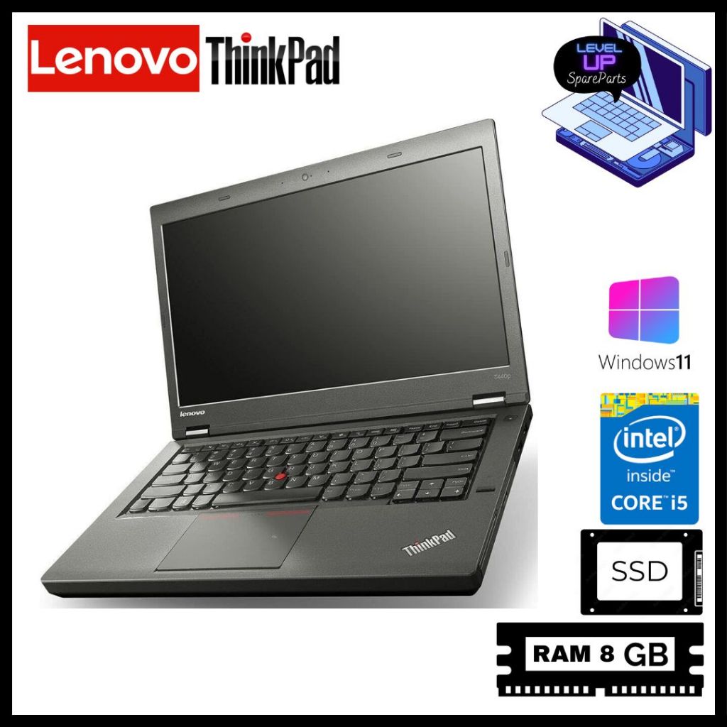 LENOVO THINKPAD T440P CORE I5 4TH GEN RAM 8 GB 240GB SSD LAPTOP | Shopee Malaysia