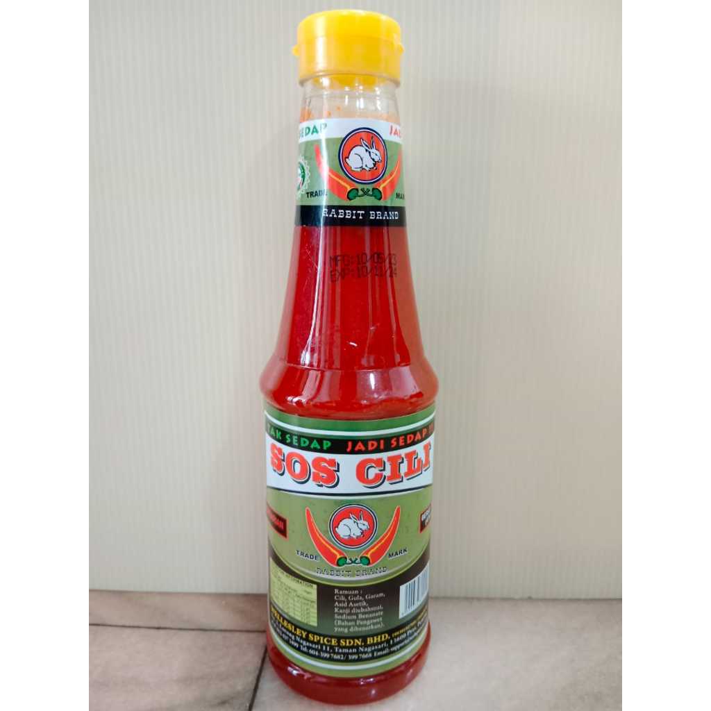 Cap Arnab Sos Cili \Rabbit Brand Chili Sauce\白兔牌辣椒酱 (360g\650g, HALAL ...