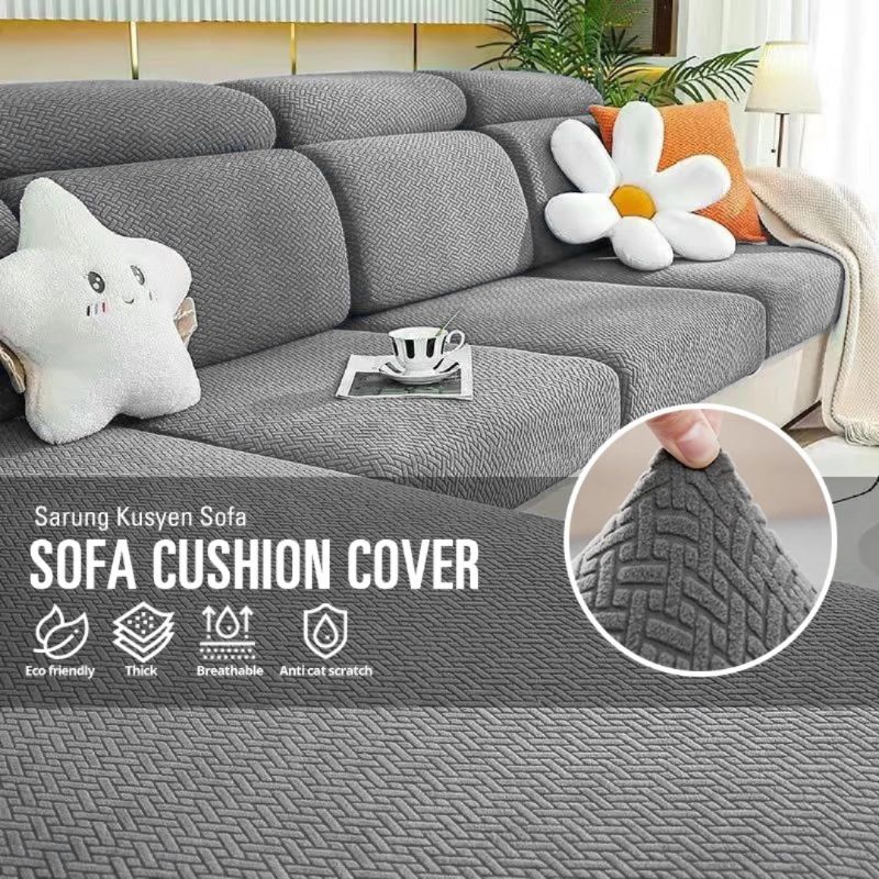 L shape Sofa Cover Elastic Sarung kusyen getah sekeliling Ready Stock ...
