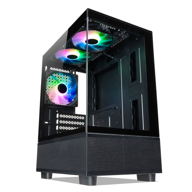 Tecware Infinity M & M2 ARGB Dual Tempered Glass MATX Pre-installed ...