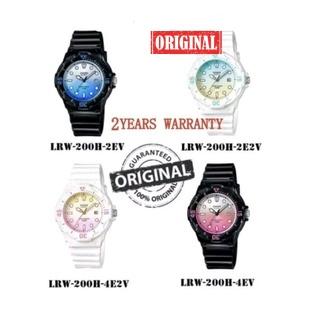 CASIO ORIGINAL [2YEARS WARRANTY] LRW-200H KIDS STUDENTS Analogue Sport LRW-200H-4E LRW-200H-4E2 ...
