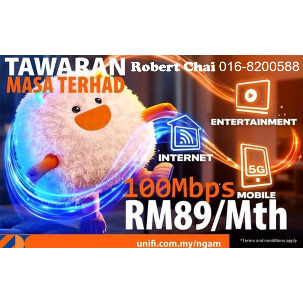 TM UNIFI 100 Mbps Home Fibre Broadband High Speed Internet - Unlimited Data, Free Modem & WiFi ...