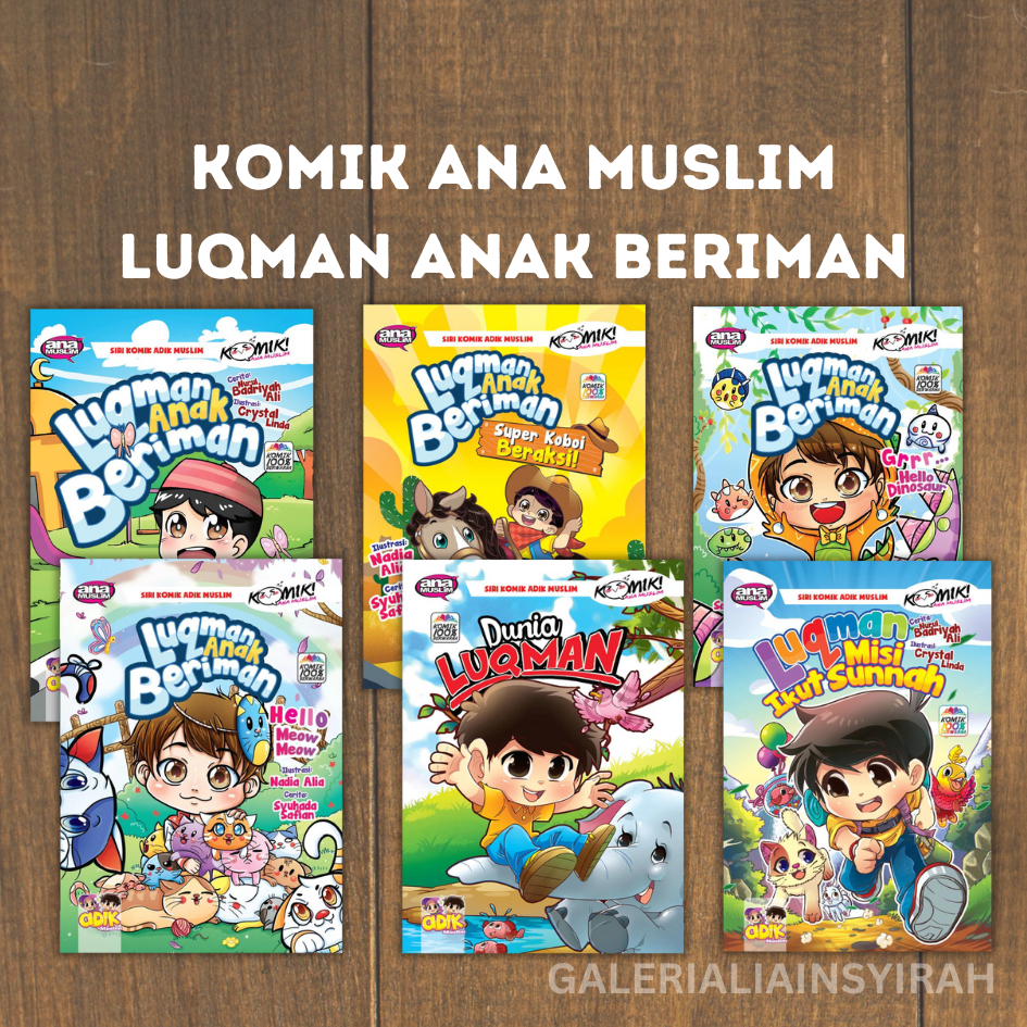 Komik Luqman Anak Beriman Buku Komik Kanak kanak ANA MUSLIM Siri Komik ...