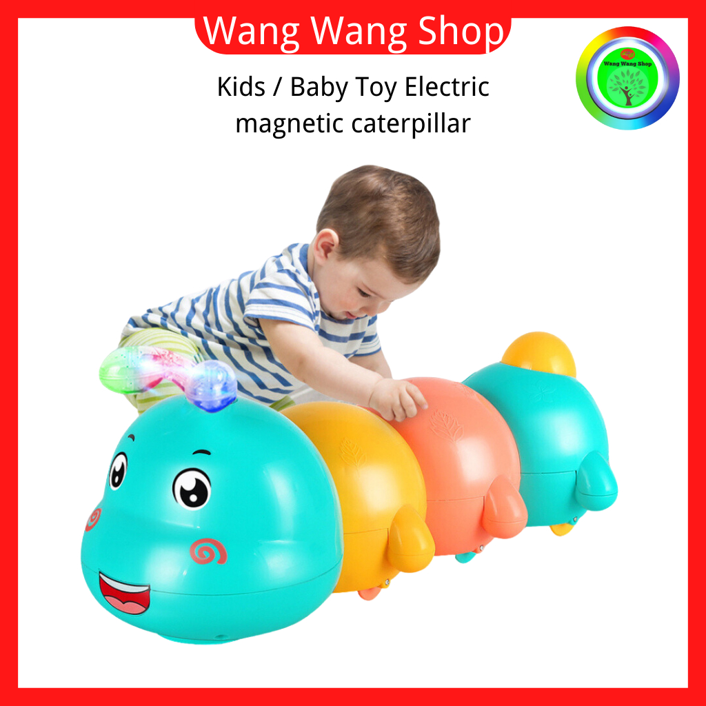 Kids / Baby Toy Magnetic electric caterpillar toy (Electric magnetic ...