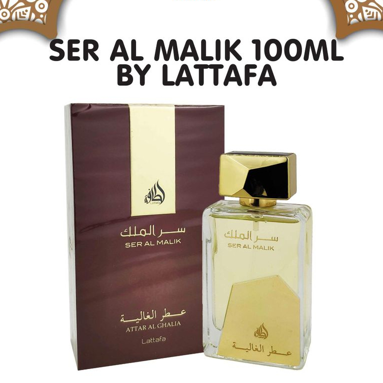 (ORI) LATTAFA SER AL MALIK 100ML FOR UNISEX ORIGINAL PERFUME MINYAK WANGI SPECIAL PRICE | Shopee ...