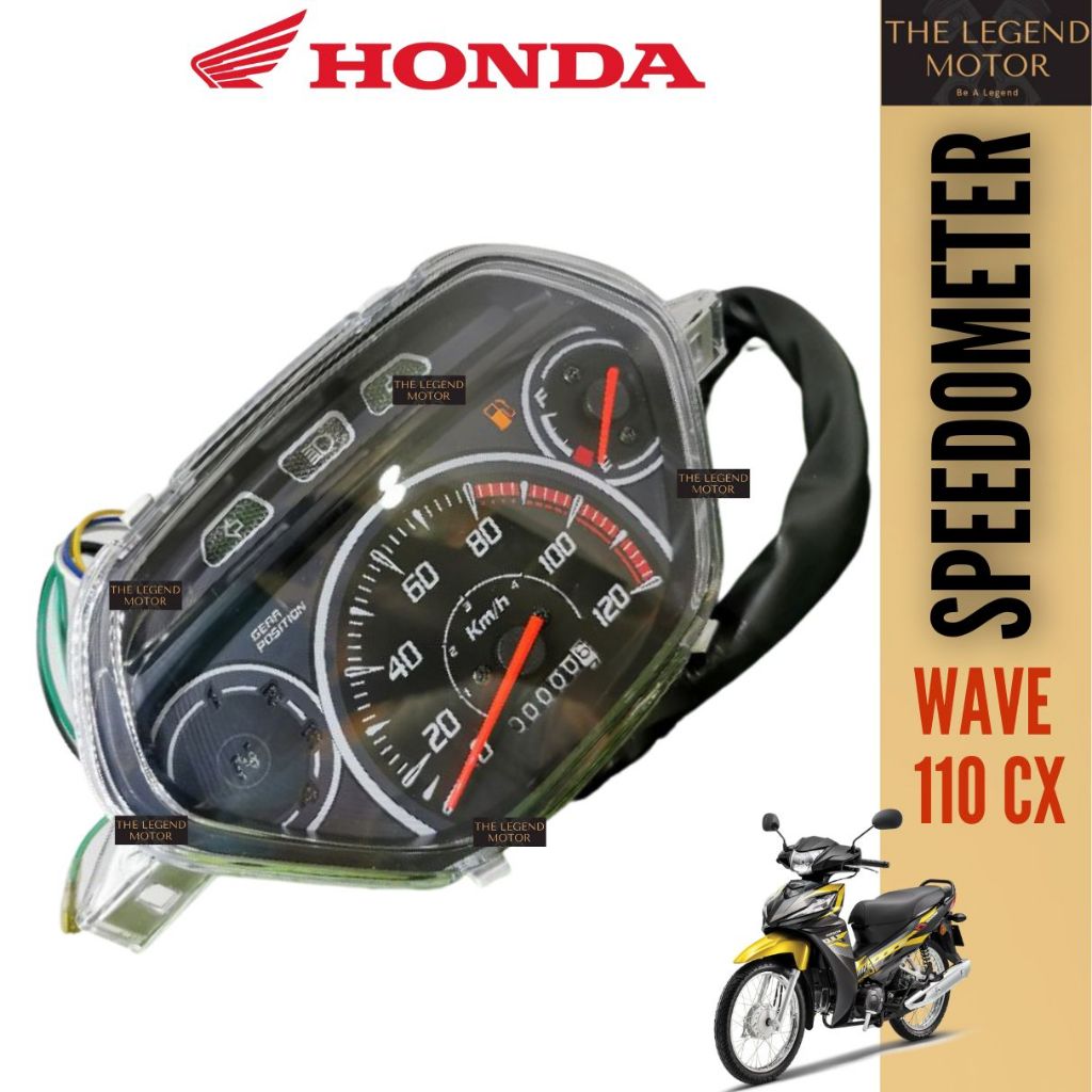HONDA WAVE 110 CX ALPHA WAVE110 CX ALPHA110 Speed Odometer Sped Meter Assy Speedometer Set 100% ...