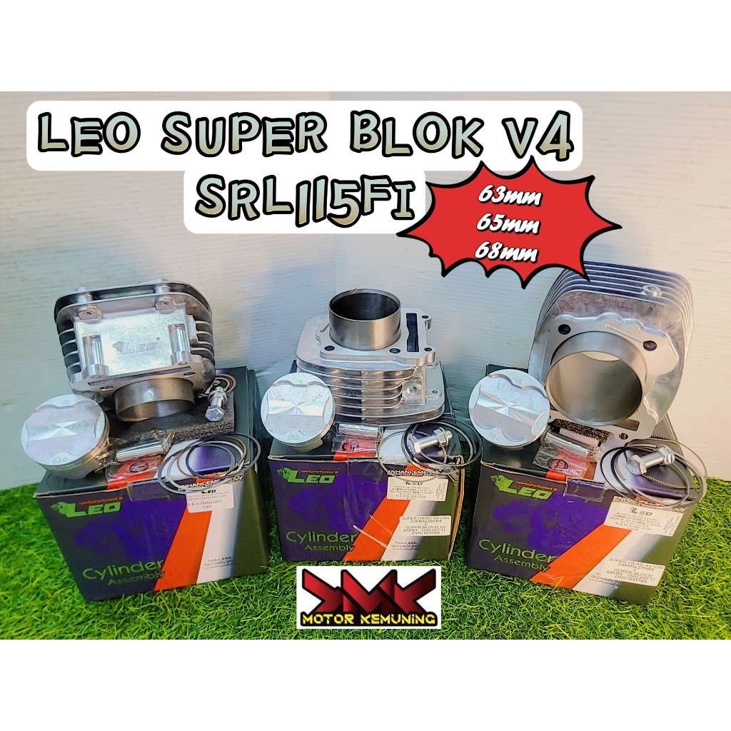 SRL115 FI LEO RACING THAILAND SUPER BLOCK RACING V4 4 VALVE YAMAHA ...