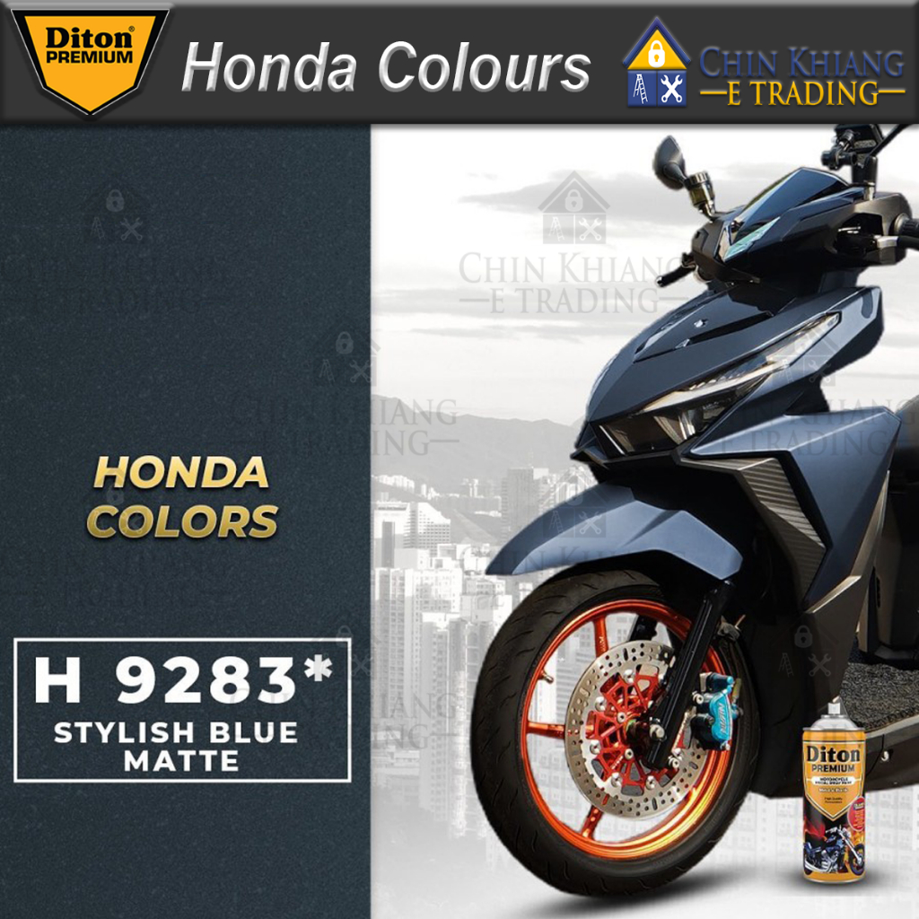 Diton Premium H9283 Stylish Blue Matte Doff H 9283 Honda Colors ...