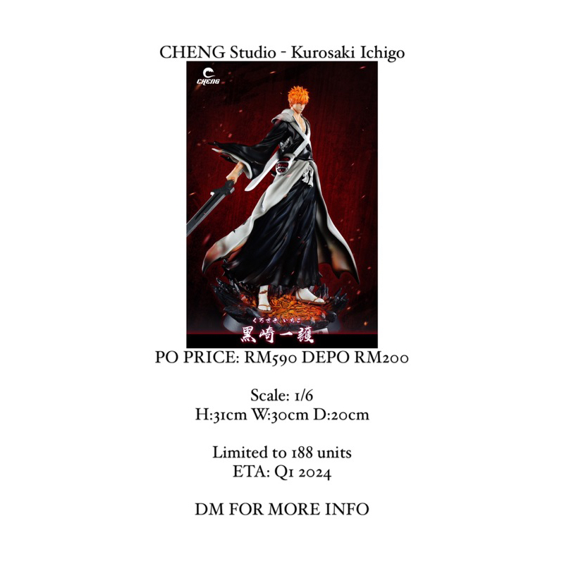 CHENG Studio - Kurosaki Ichigo | Shopee Malaysia