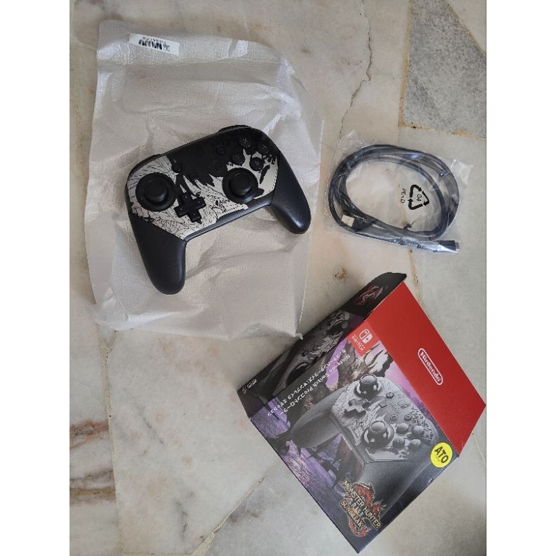 pro controller original monster hunter rise sunbreak edition | Shopee ...