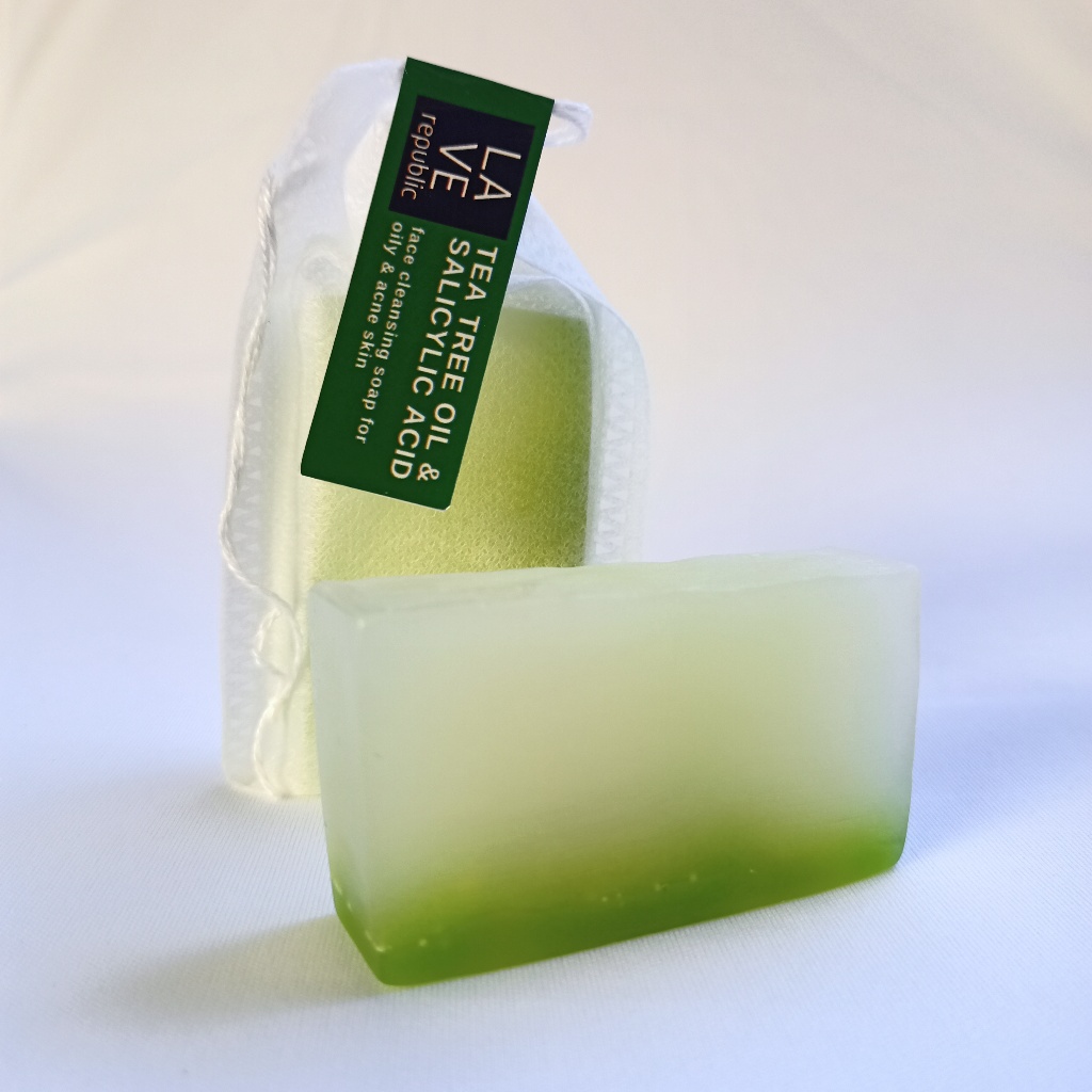Anti-Acne | Tea Tree Oil & Salicylic Acid Face Cleansing Soap for Oily ...