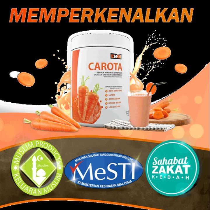 CAROTA READY STOCK👍[💯ORIGINAL HQ] JUS CARROT SUSU UTK KESIHATAN MATA ...