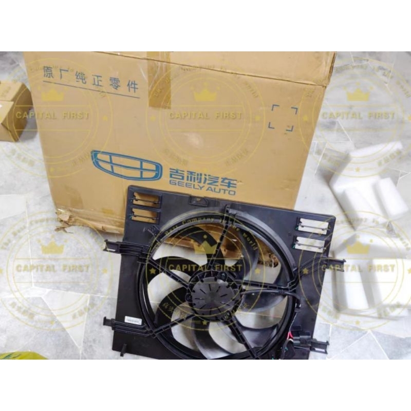 ORIGINAL 100% PROTON GEELY X70 CBU FAN MOTOR ASSY ( FAN SHROUD / FAN ...
