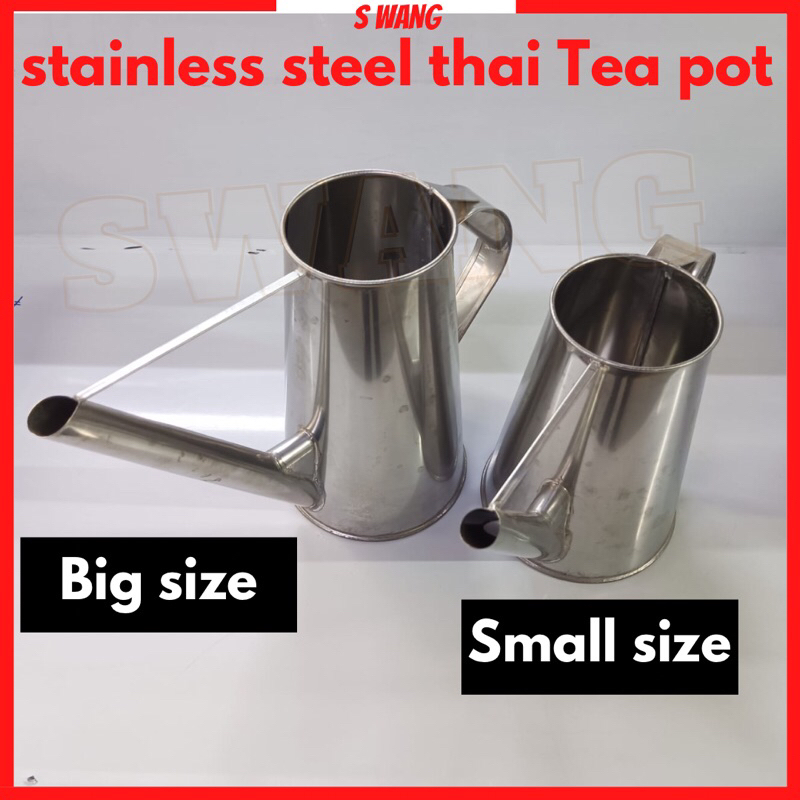 Stainless Steel Thai Tea Pot Pitcher Tea Kettle / Teko Kopi Teh Tarik ...