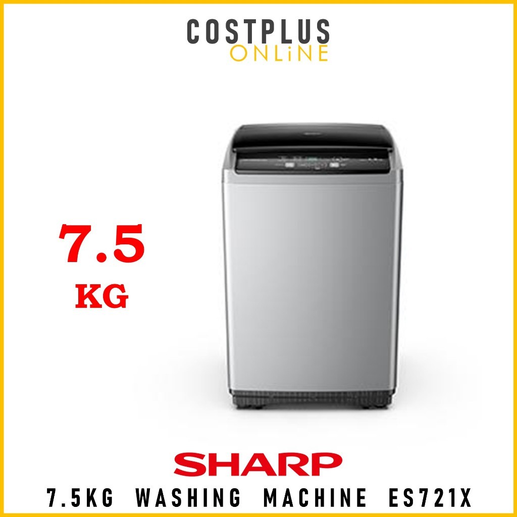 Sharp Fully Auto Washing Machine Top Load Wash 7.5KG ES721X / Daewoo ...