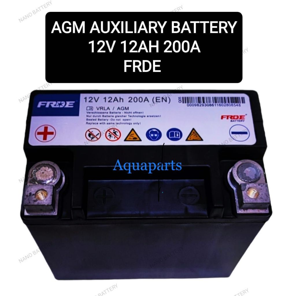 BMW F800 GS FRDE 12V 12Ah 200A VRLA / AGM Battery Mercedes Auxiliary ...