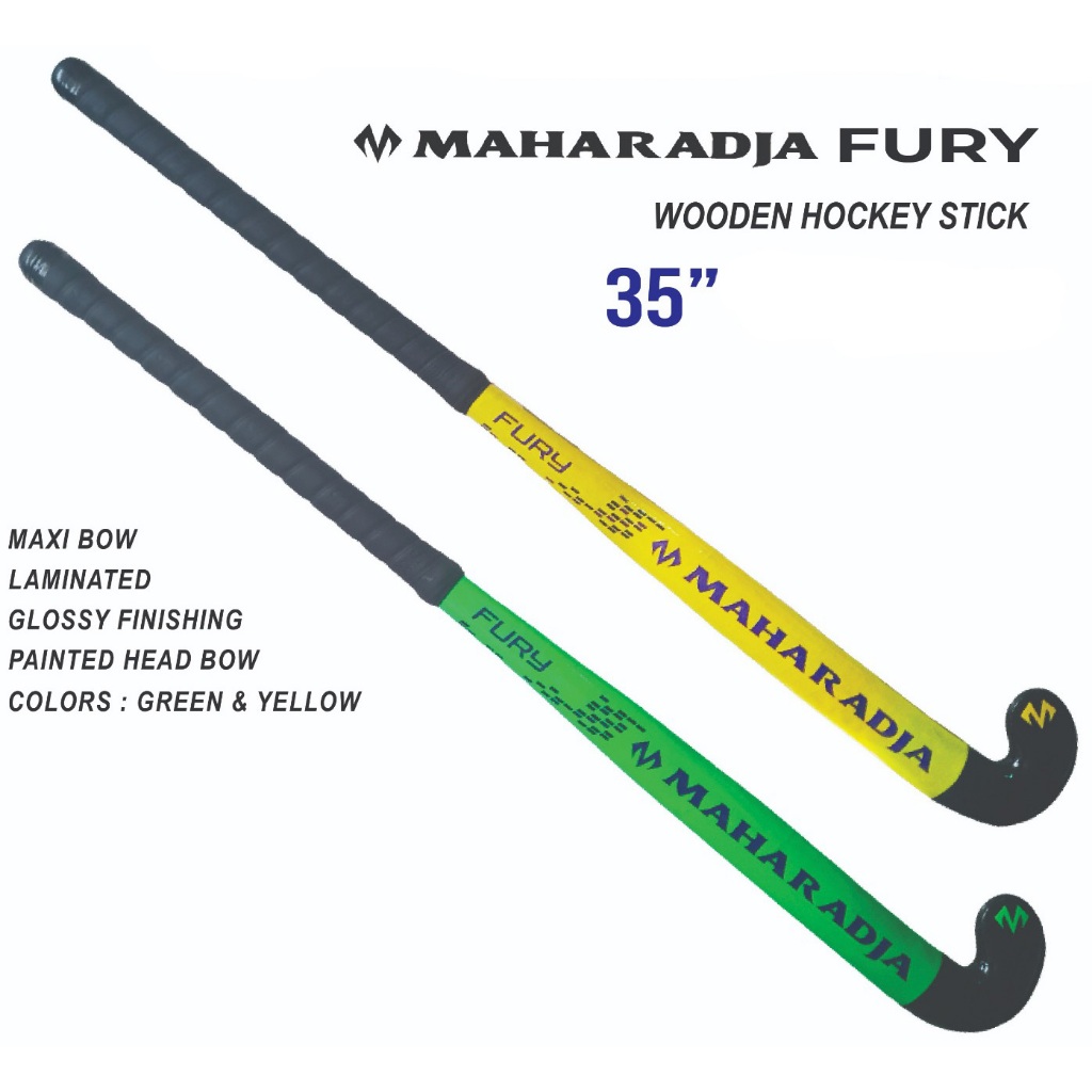 MAHARADJA FURY 35'' WOODEN HOCKEY STICK [READY STOCK] | Shopee Malaysia