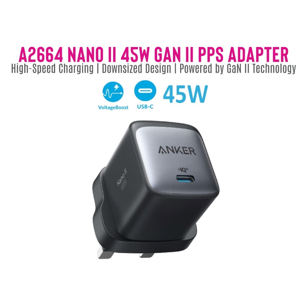 Anker Wall Charger | Anker GaNPrime 65W | Anker Nano II 65W | Anker Nano II 45W | Anker 735 ...