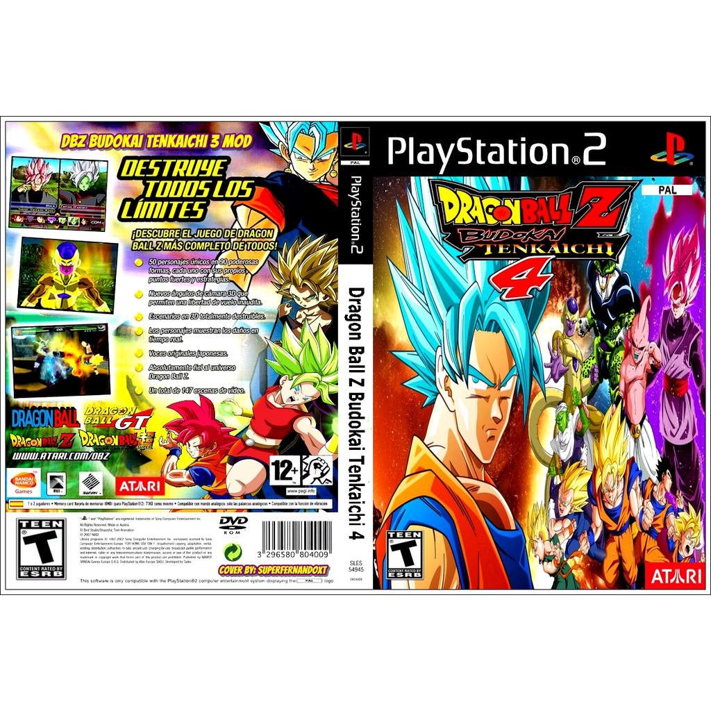 🎮 PS2 DISC READY - Dragon Ball Z Budokai Tenkaichi 4 - 🎮 (english ...