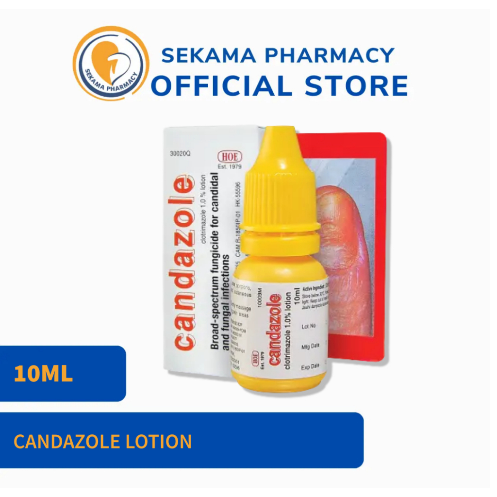CANDAZOLE LOTION (UNTUK KURAP & KANDIDIASIS) 10ML [EXP: 3/2026 ...