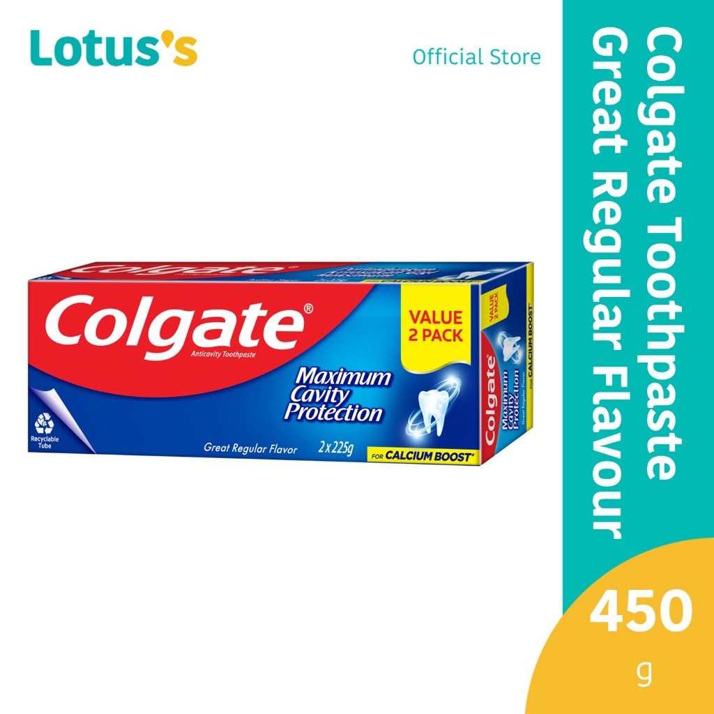 Colgate Maximum Cavity Protection Great Regular Flavor Anticavity ...